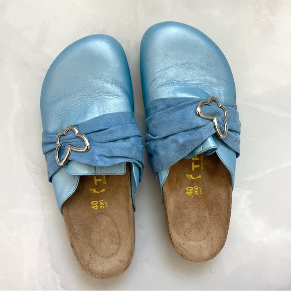 Birkenstock | Shoes | Birkenstock Tatami Y2k Blue Butterfly Buckle ...